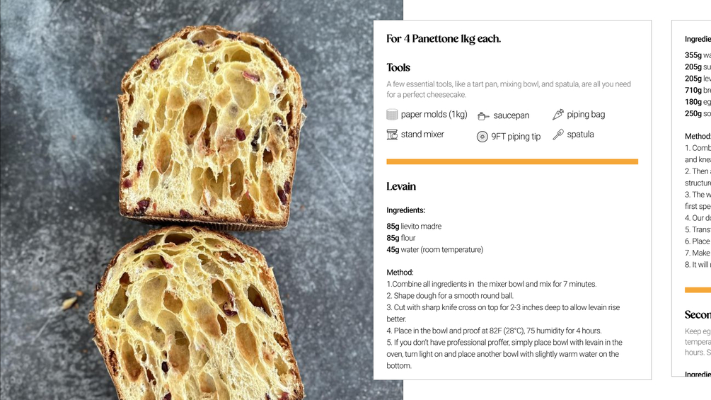 1 Day Italian Panettone Recipe
