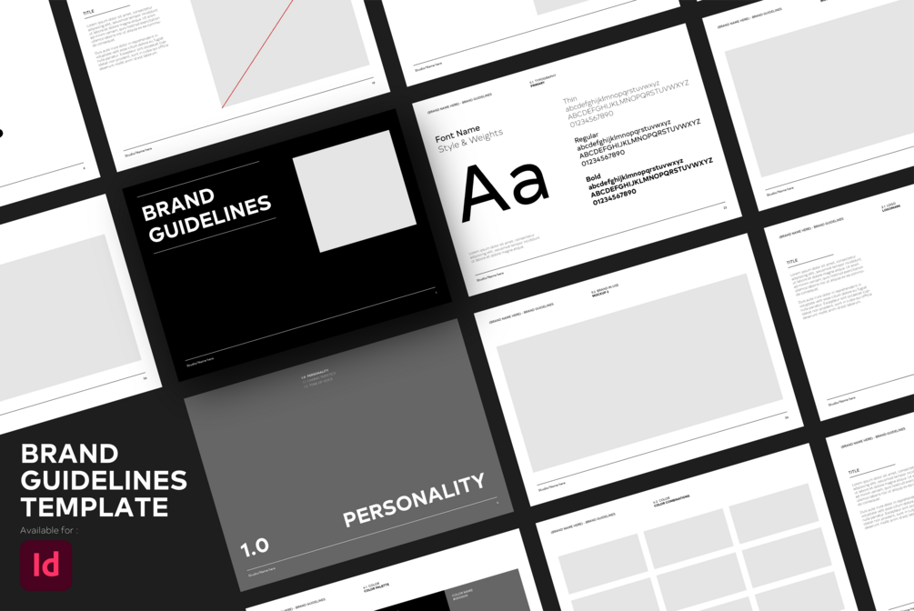 Brand Guidelines Template - InDesign