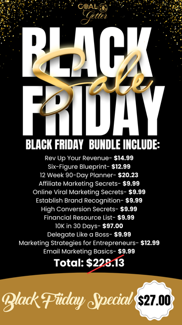 Black Friday Bundle