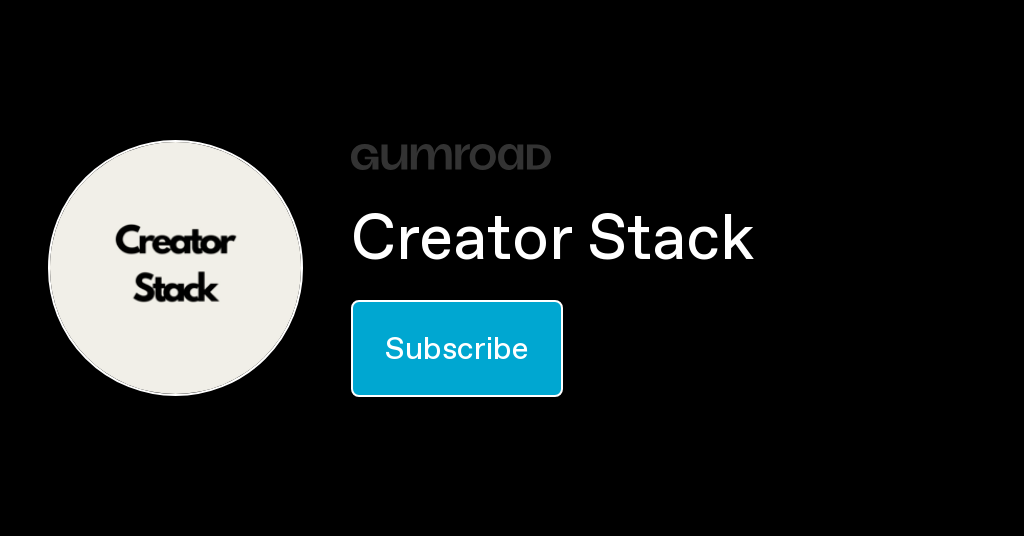 Creator Stack