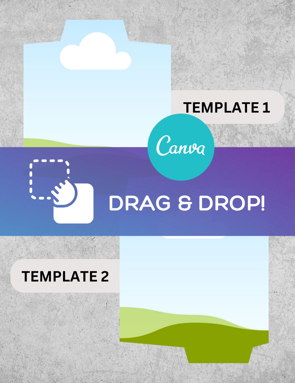 Cash Envelope Frame Canva Templates | Money Envelope Frame Canva Templates