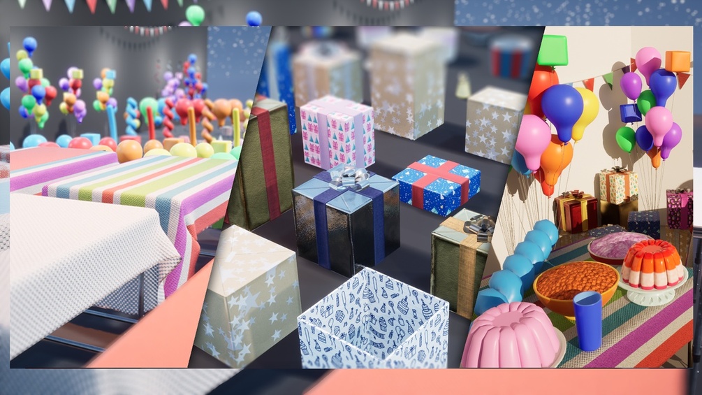 Party Props Theme-Pack - Unreal Engine 4.27-5.4