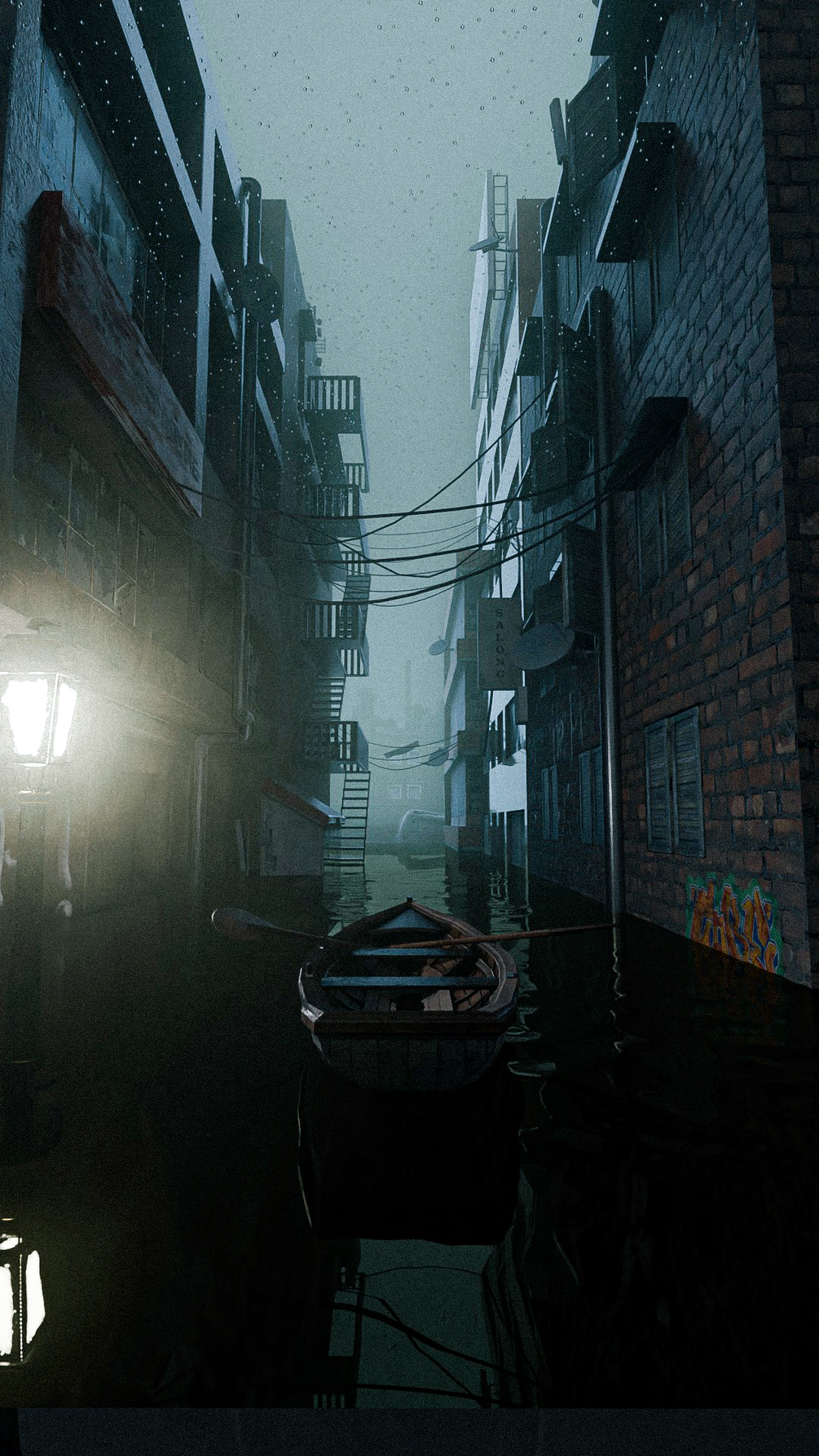 Blender Typhoon Scene File (Water Sim included!)