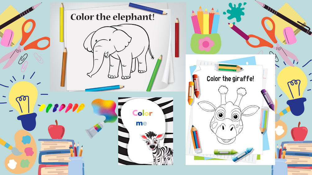 🐘 One Elephant Went Out to Play – A Fun-Filled Coloring Adventure! 🎨
