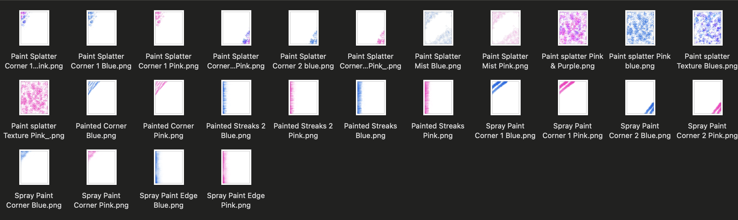 JINXED: Painted Corners & Edge Texture Photo Overlays (26)