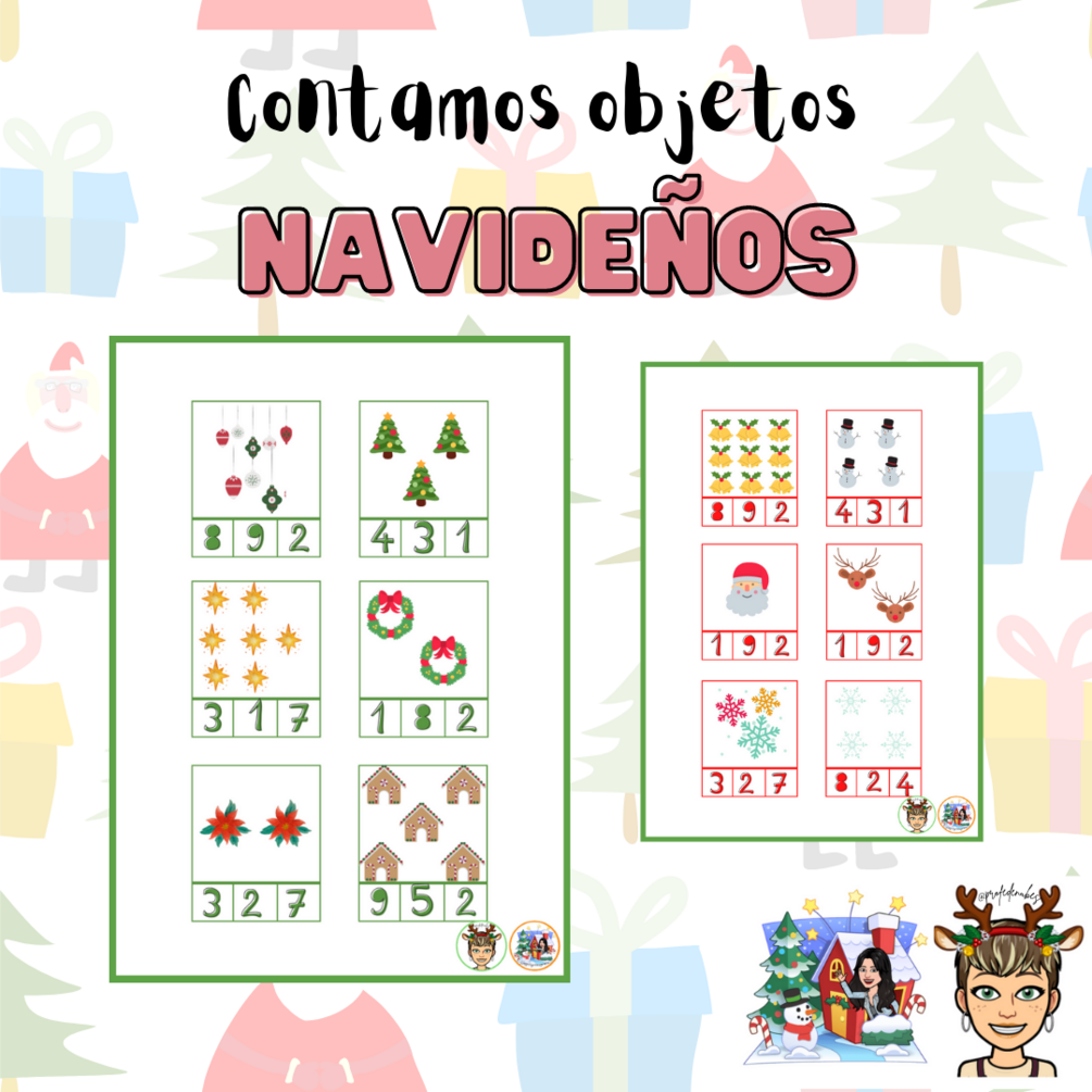 Contar objetos Navidad