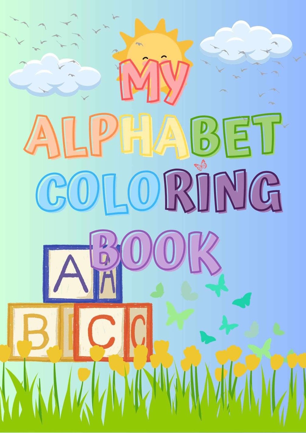 Interactive Printable Alphabet Coloring Worksheet