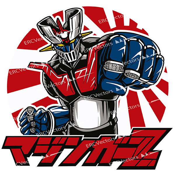 SVG Mazinger Vector, PDF , PNG, SVG , AI
