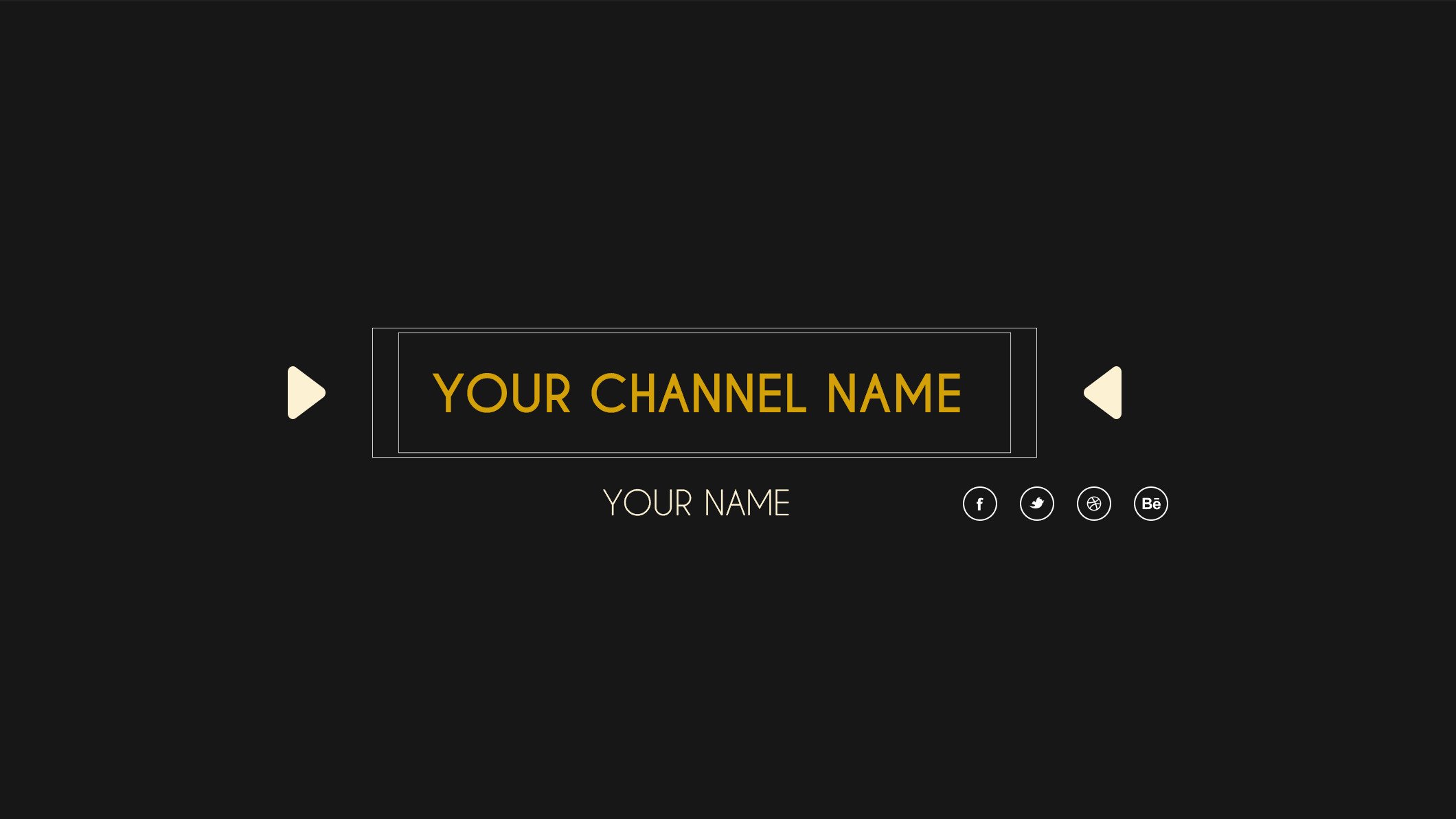 8 Professionally Designed YouTube Channel Banners | Adobe Photoshop Cs6