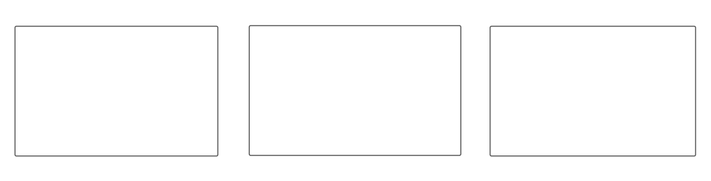 3-panel Cartoon-strip template