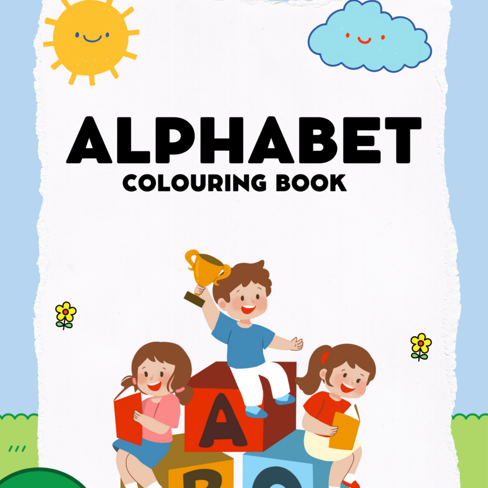Alphabet colouring book