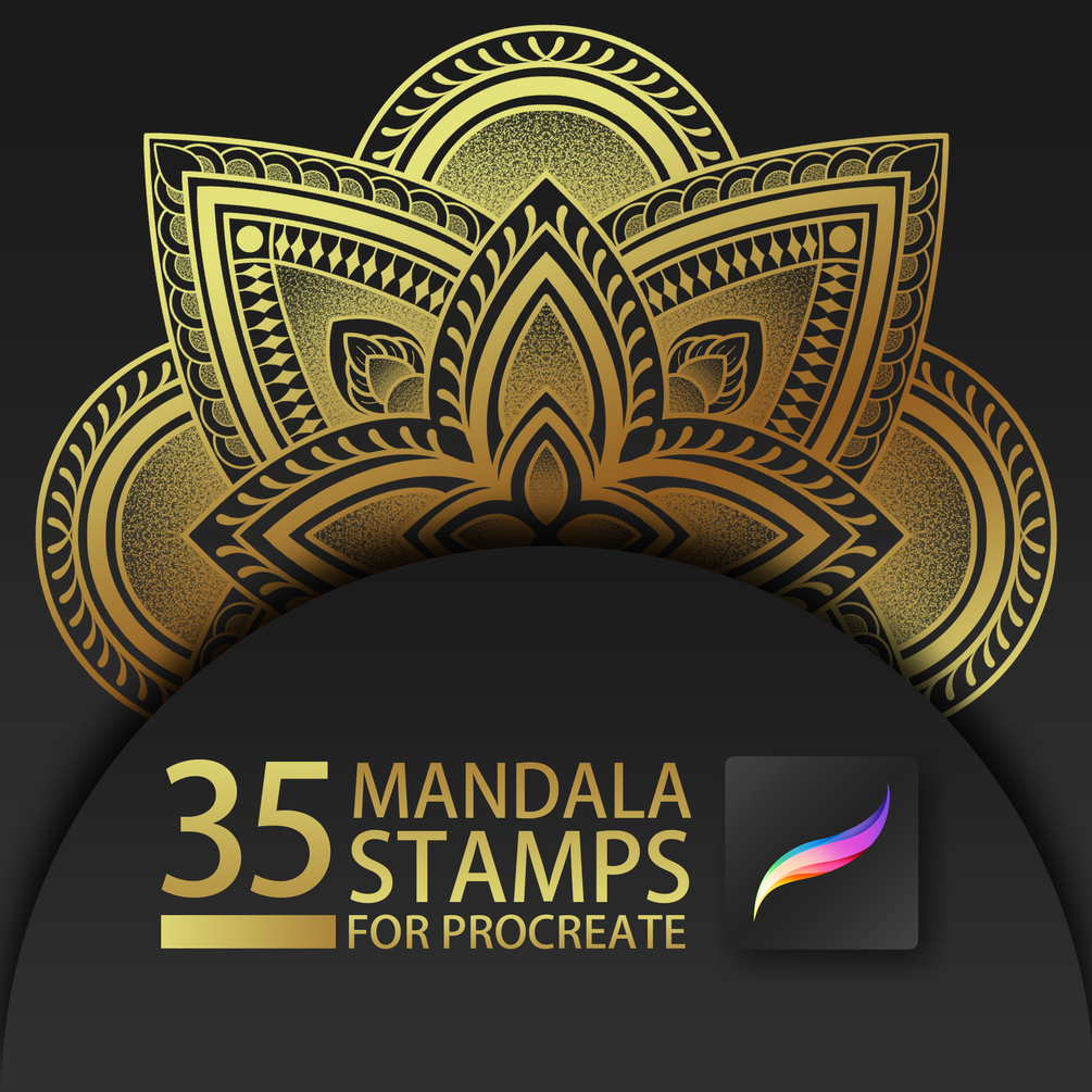 Mandala stamps - pack 4