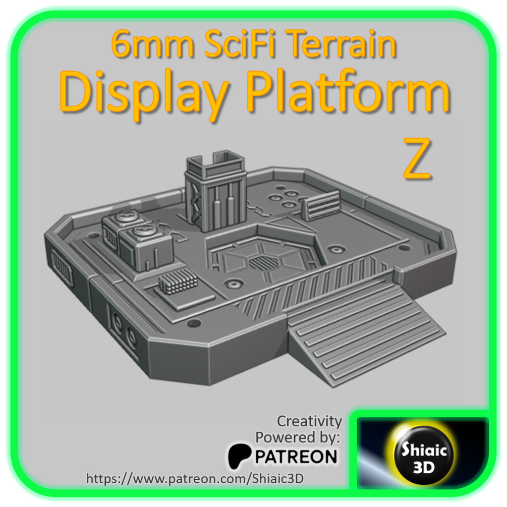 6mm SciFi - Display Platform Z