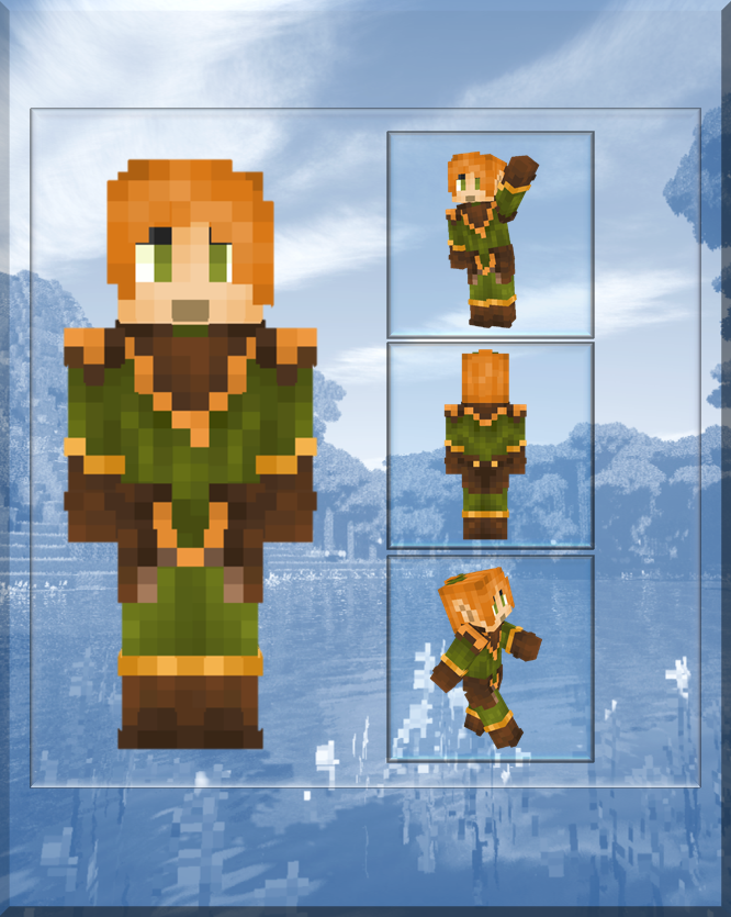 Skin Minecraft de Cra dans Dofus