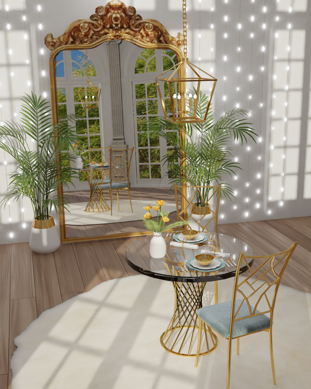 Classy Livingroom Blender Scene