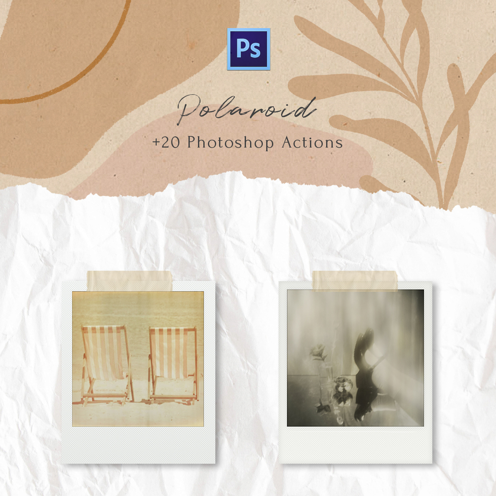 Polaroid Photoshop: 18 Actions
