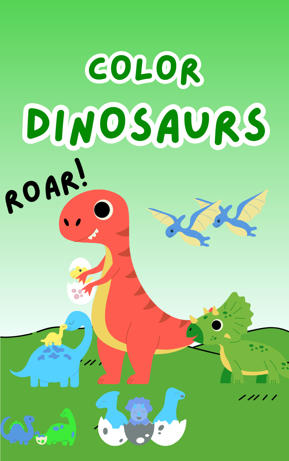 Dino World: A Roaring Coloring Adventure