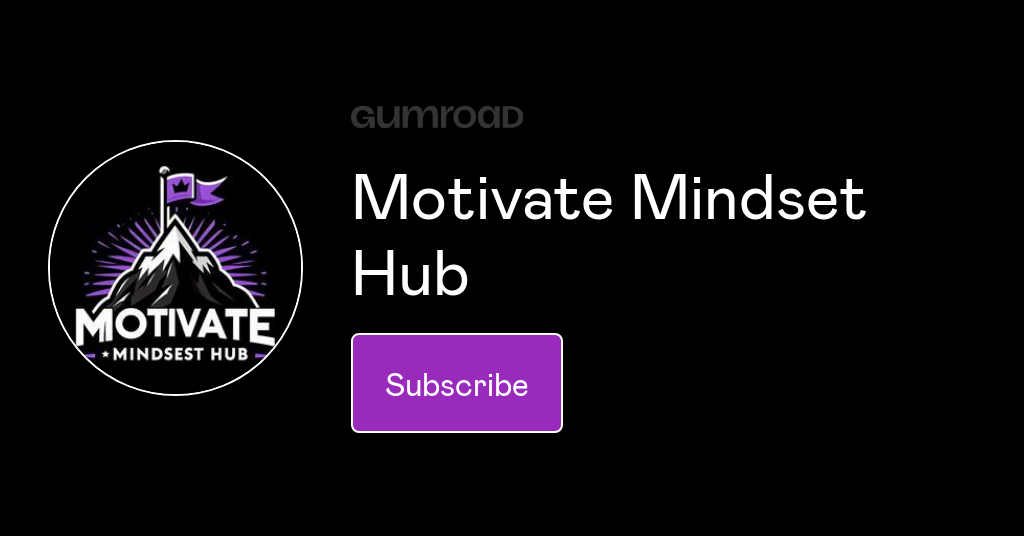 Motivate Mindset Hub