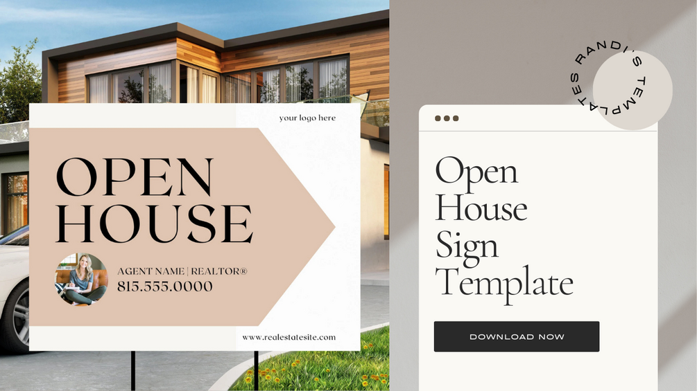 Open House Yard Sign