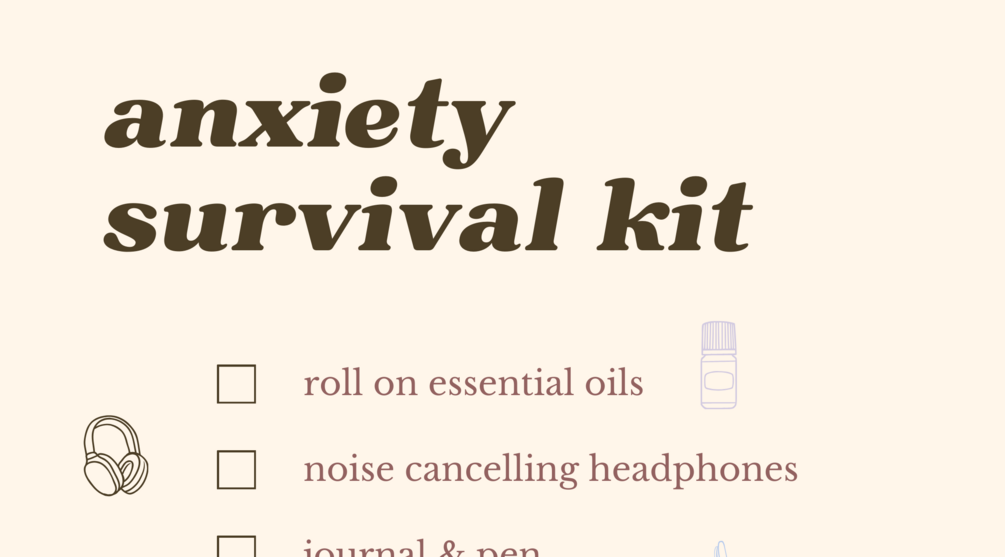 Anxiety Survival Kit Checklist