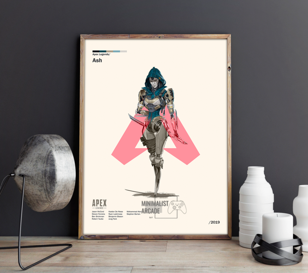 Ash - Apex Legends Minimal Poster