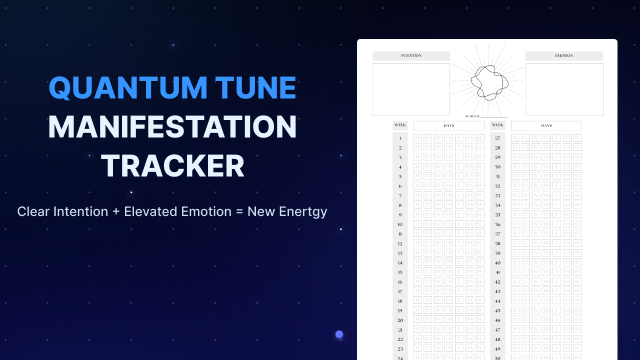 🧿 Quantum Tune: Manifestation Tracker for Joe Dispenza Meditations
