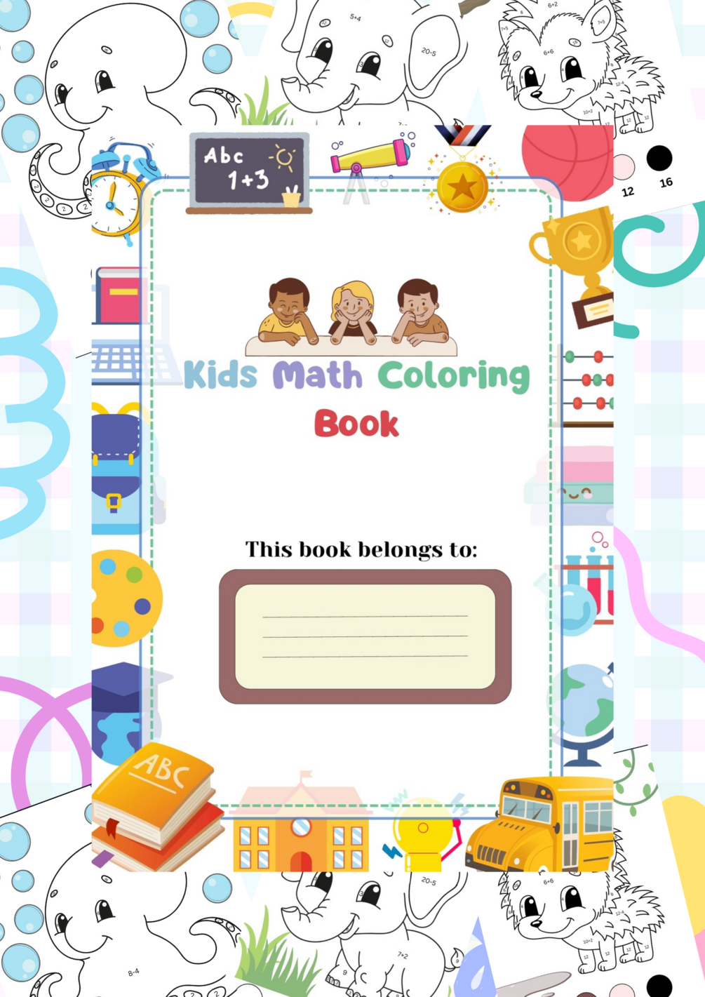 Kids Math Coloring Book