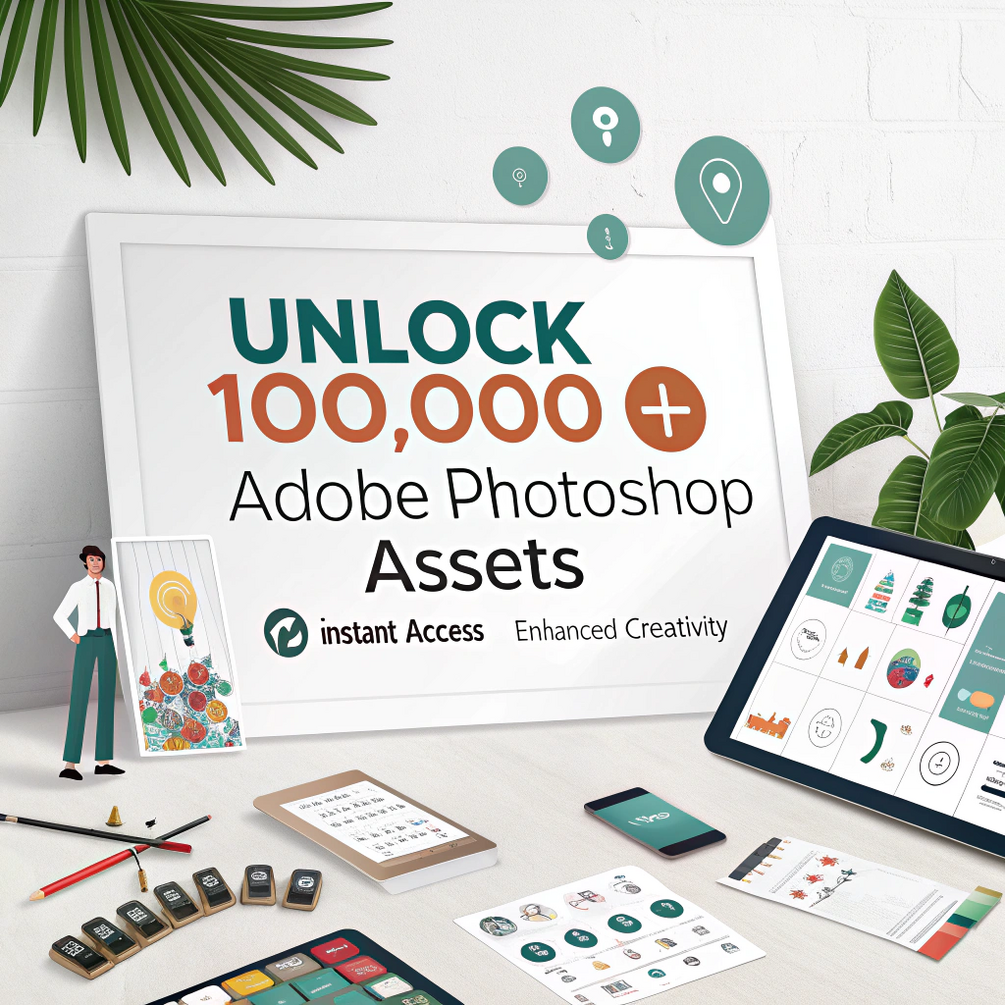 100000+ Adobe Photoshop Assets (Templates, Actions, Brushes, Shapes ...