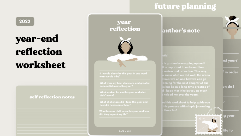 2022 Year-End Reflection Worksheet