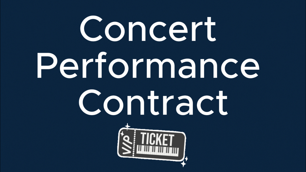 Concert Performance Contract — Editable Live Concert Engagement Agreement