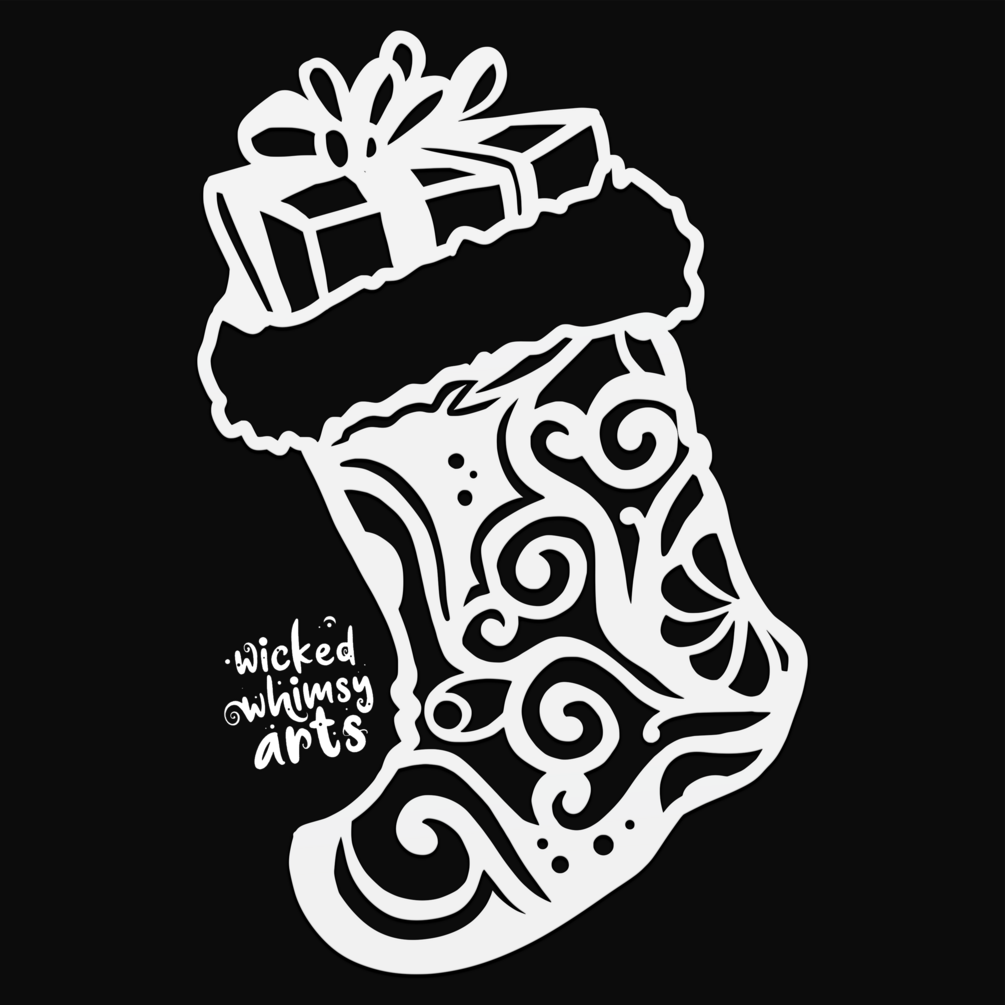 christmas stocking | designs for laser and vinyl