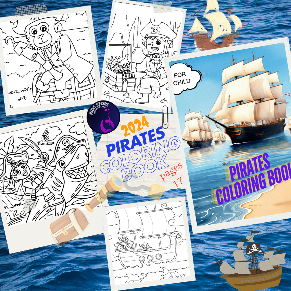 Pirate Adventure Coloring Book