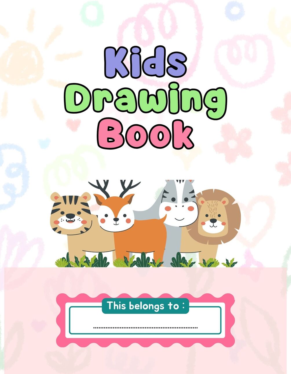 "Amazing Animals Coloring Book for Kids Ages 3–8" Fun, Educational, and ...