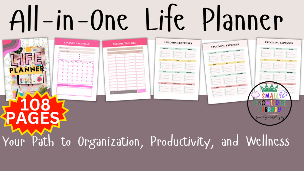 All-in-One Life Planner: Your Path to Organization, Productivity, and ...