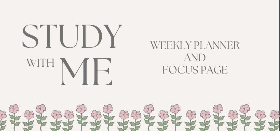 Aesthetic Study Planner Kit