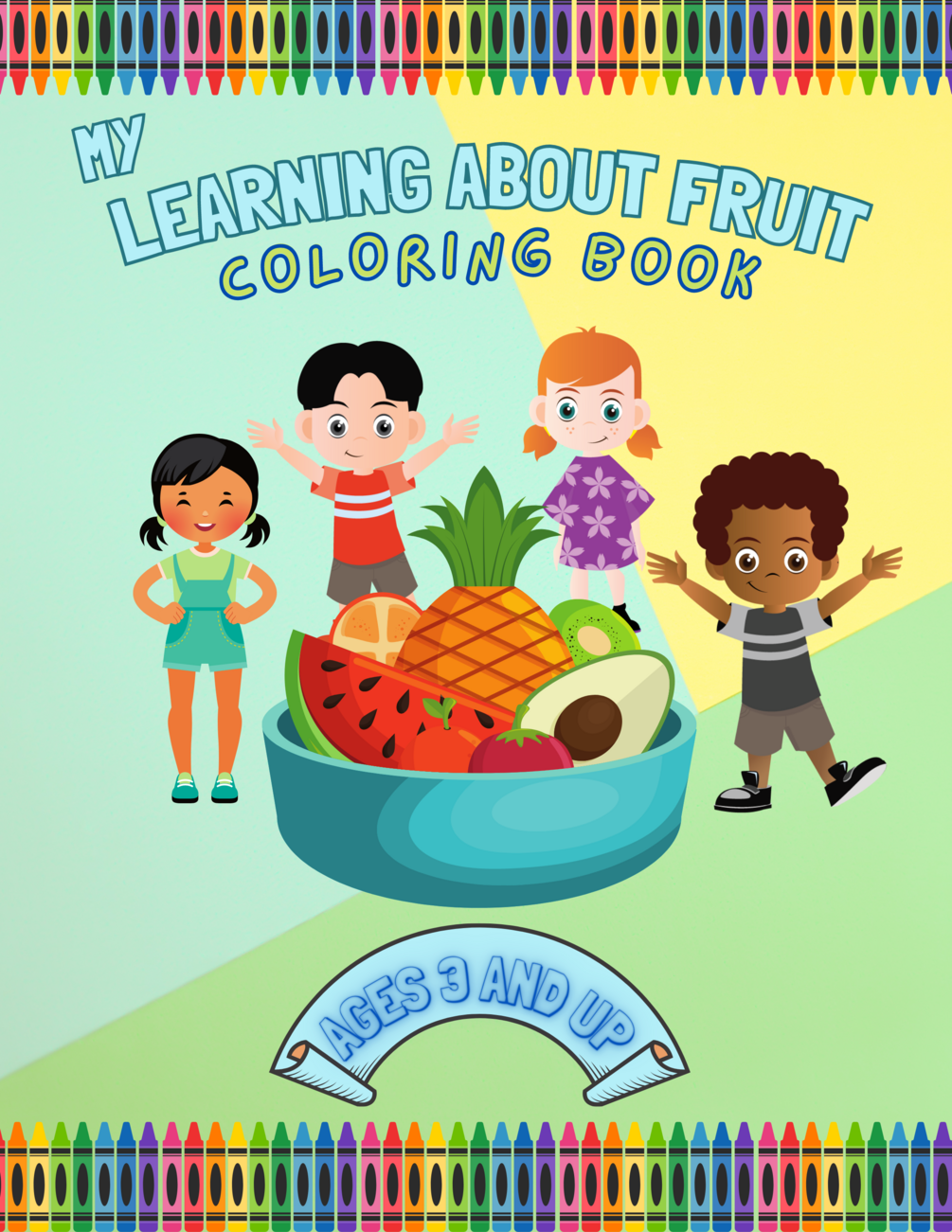 MY LEARNING ABOUT FRUITS COLORING BOOK
