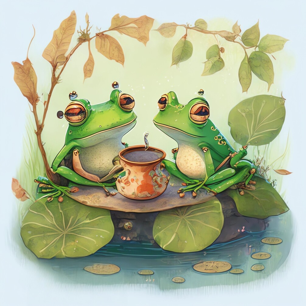 Two Frogs