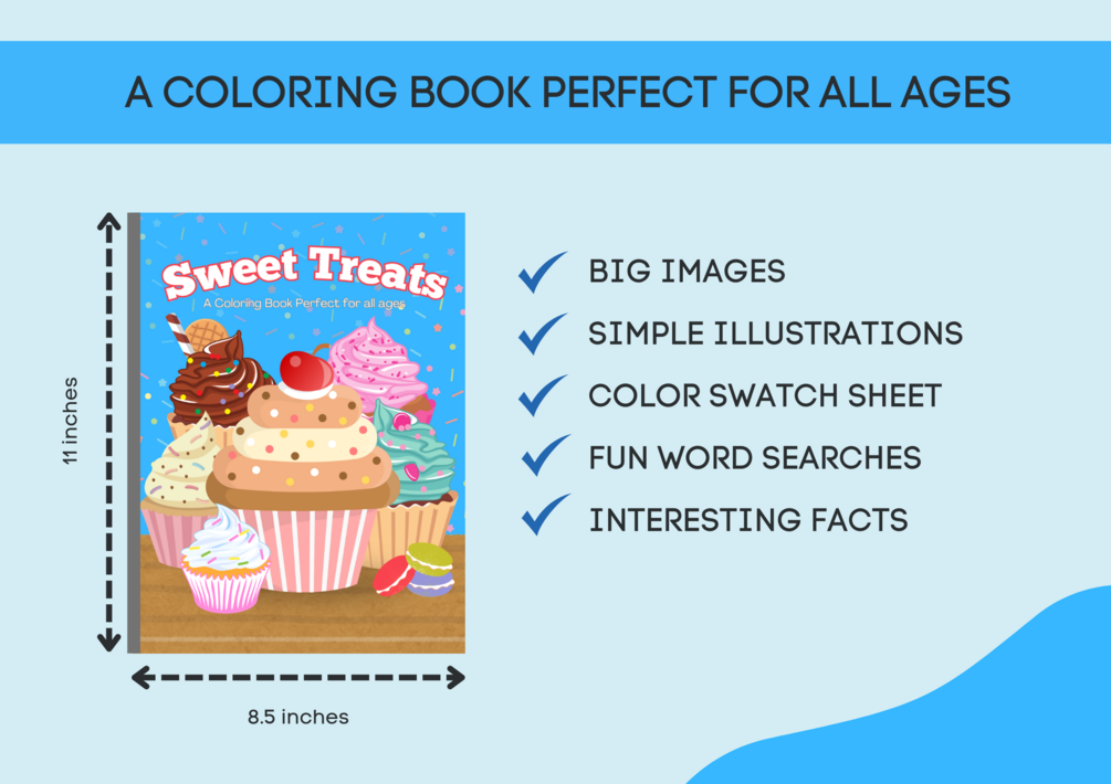 Sweet Treats Coloring Book