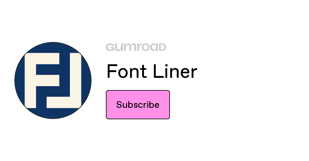 Font Liner