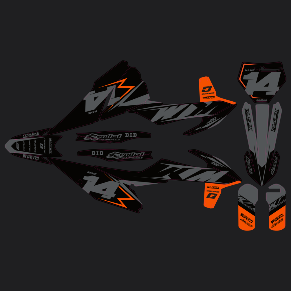 KTM DARK GRAPHICS