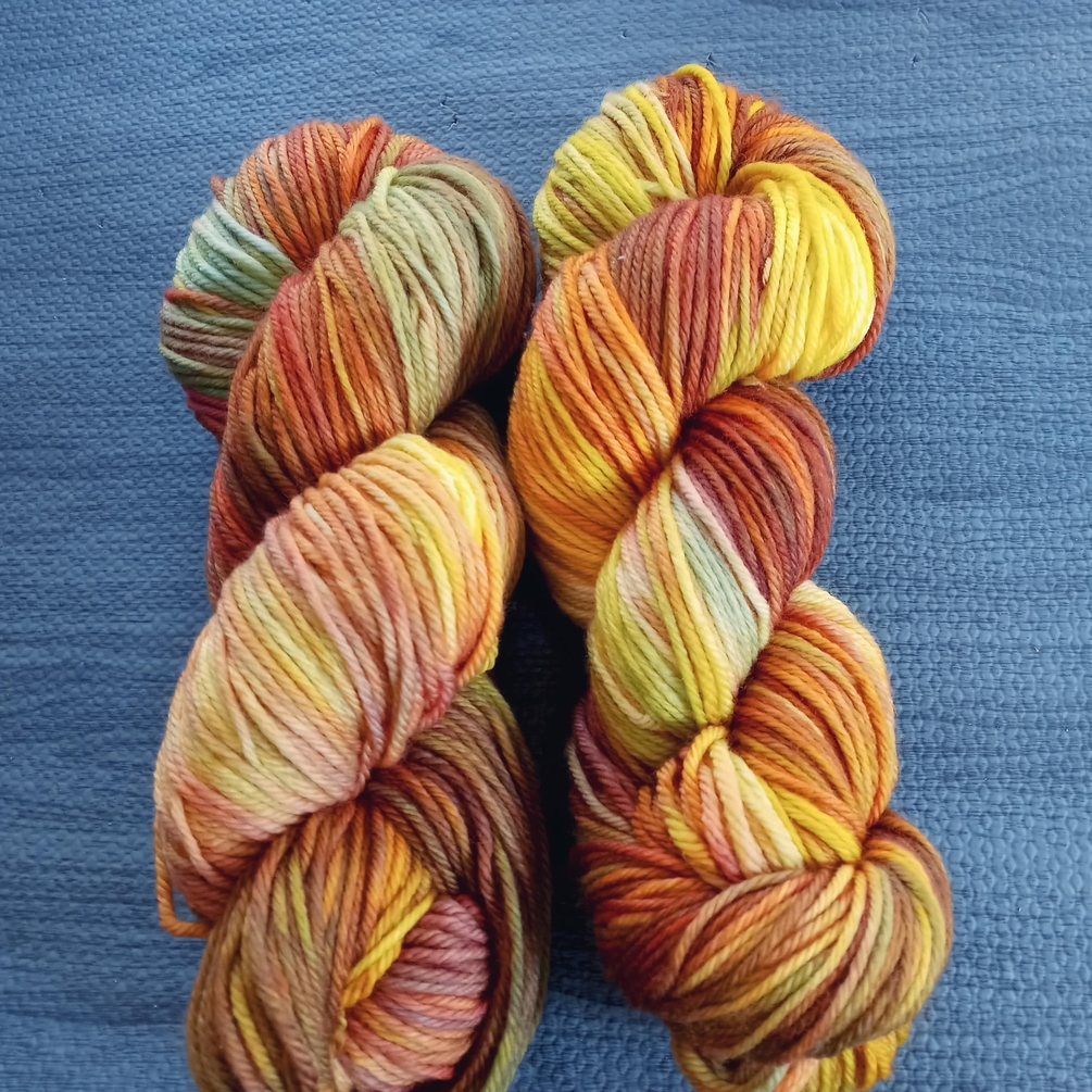 Variegated DK Weight Yarn (100% Fine Superwash Merino Wool) Hand dyed ...