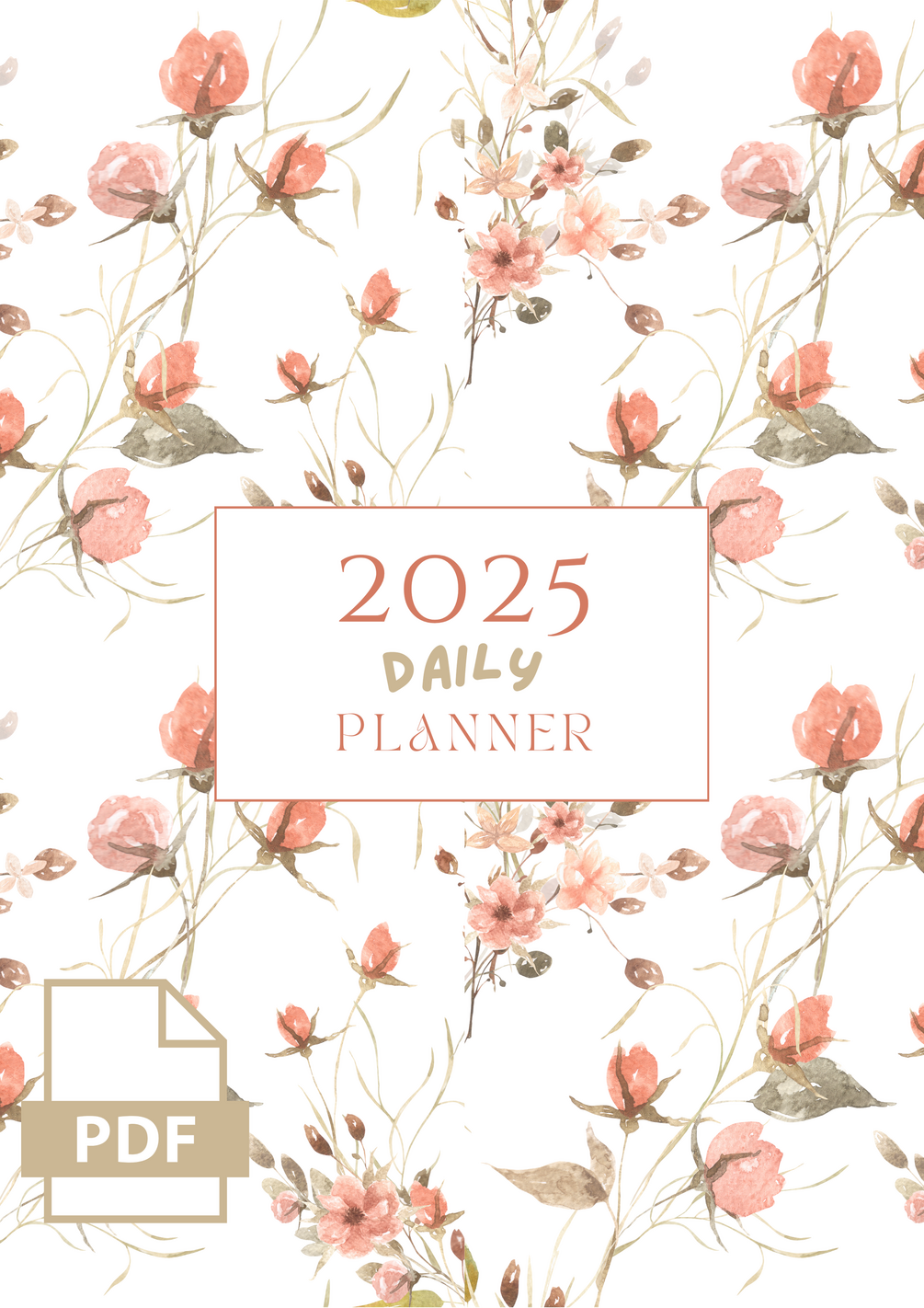 Cute Vintage Collage Paper Daily Planner A4-1 pdf