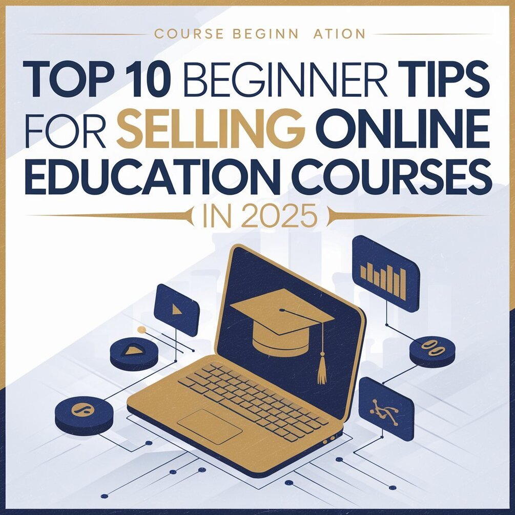 Top 10 Beginner Tips for Selling Online Education Courses in 2025