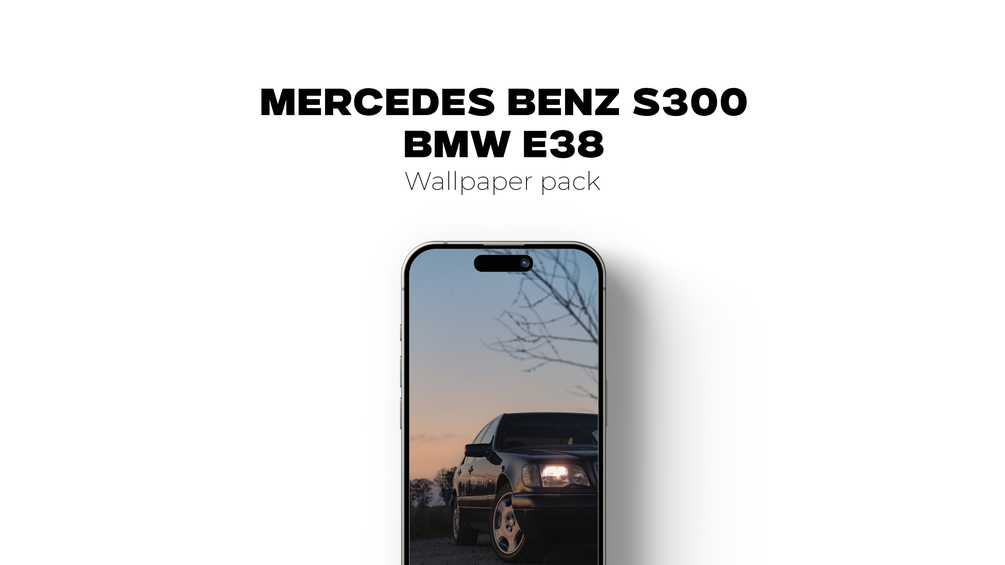 FREE MB W140 & BMW E38 Wallpapers