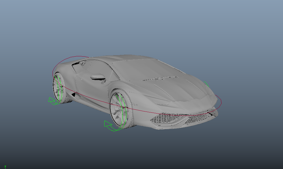 car Model and Rig