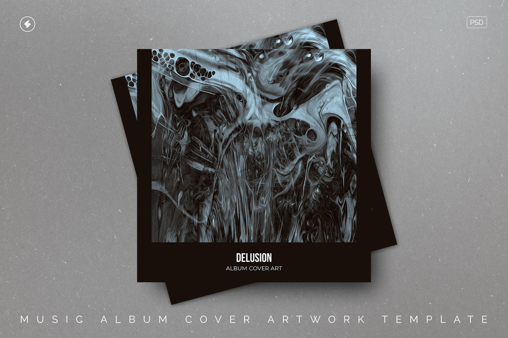 Delusion – Album Cover Art Template