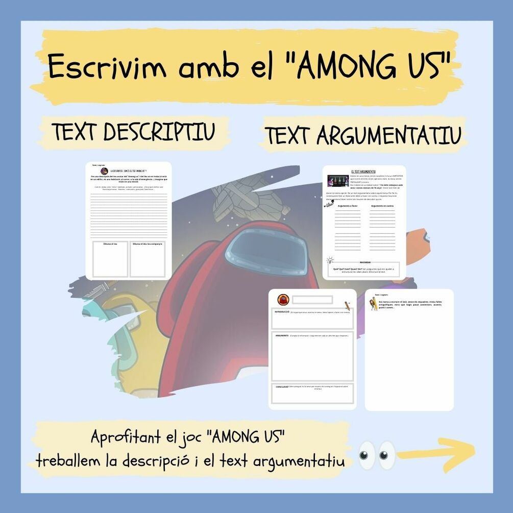 AMONG US: text descriptiu i text argumentatiu