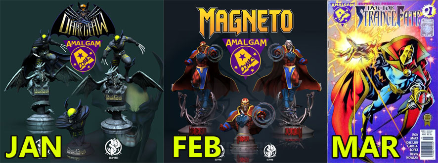 list of Amalgam comic characters to create them 1 each month - cgpyro