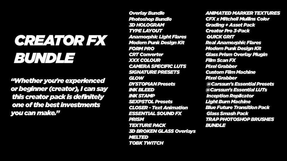 Video Editor Effects Collection 16.4GB
