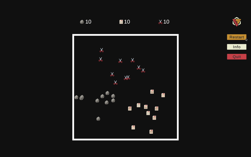 Rock Paper Scissors Simulation